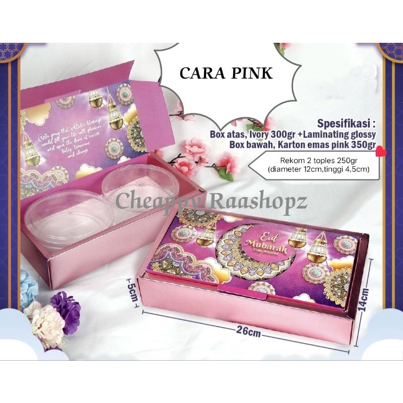 Cara Idul Fitri Box Lebaran 2 jars 250gr Box Cookies Lebaran Caramel ...