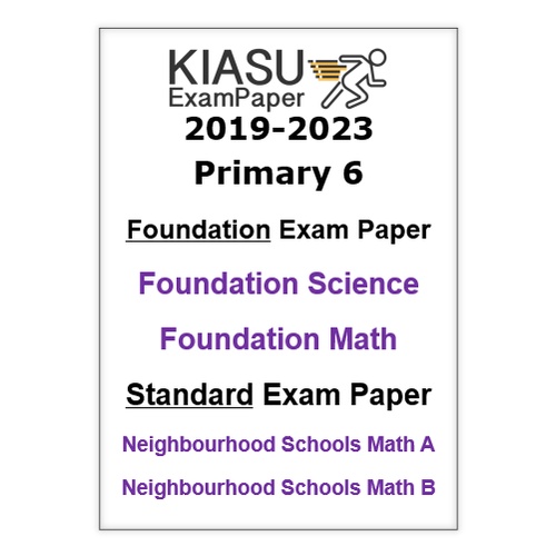 2019 - 2023 2024 Primary 6 P6 PSLE Foundation Math Science Neighbourhd ...