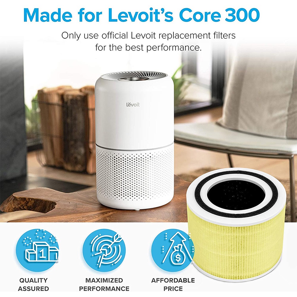 [OFFICIAL] Levoit Core 300/300s True HEPA 3-Stage Replacement Filter | Shopee Singapore