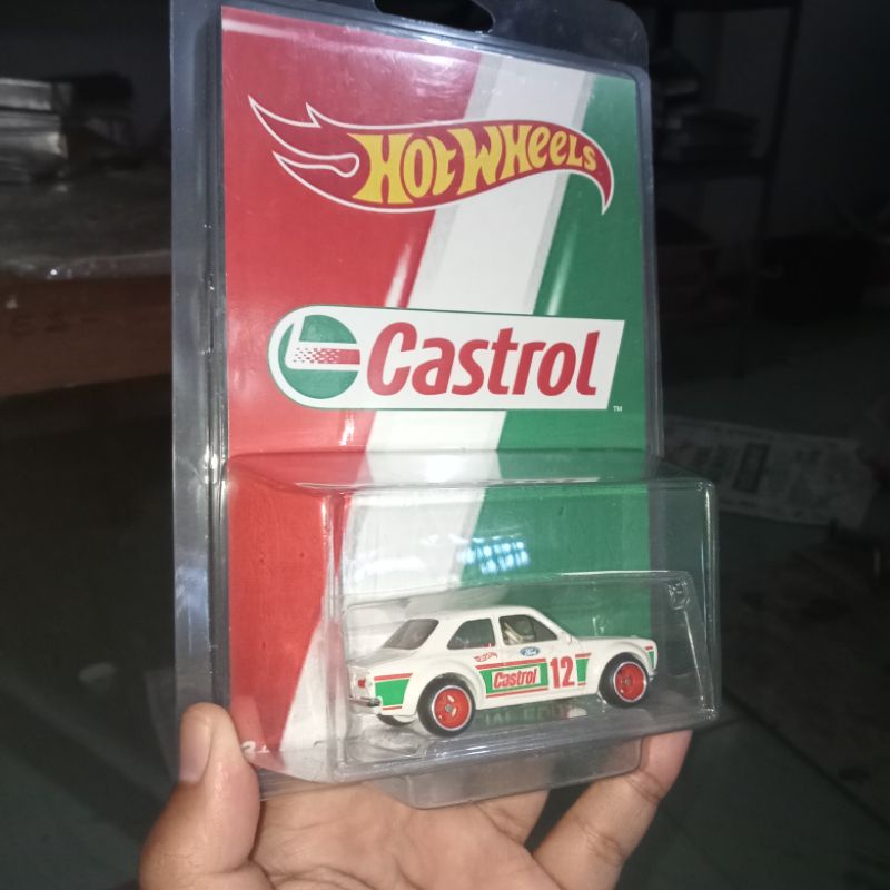 Custom Card CASTROL Ford Escort Rubber Tires Mattel Hw Hot Wheels ...