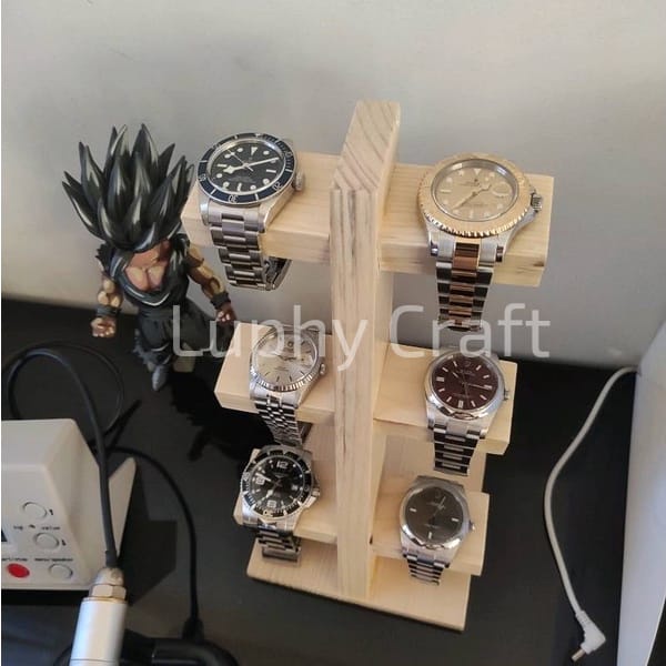 KAYU Wooden watch rack, wooden watch rack (191140) | Shopee Singapore