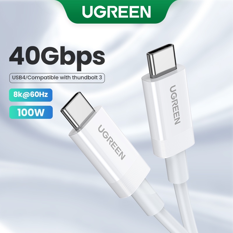 UGREEN 0.8M PD100W USB 4 Cable 8K/60Hz 40Gbps Super Speed Transfer ...