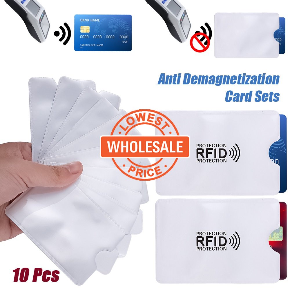 [Wholesale]10 Pcs NFC Security Card Protect Case Anti Demagnetization ...