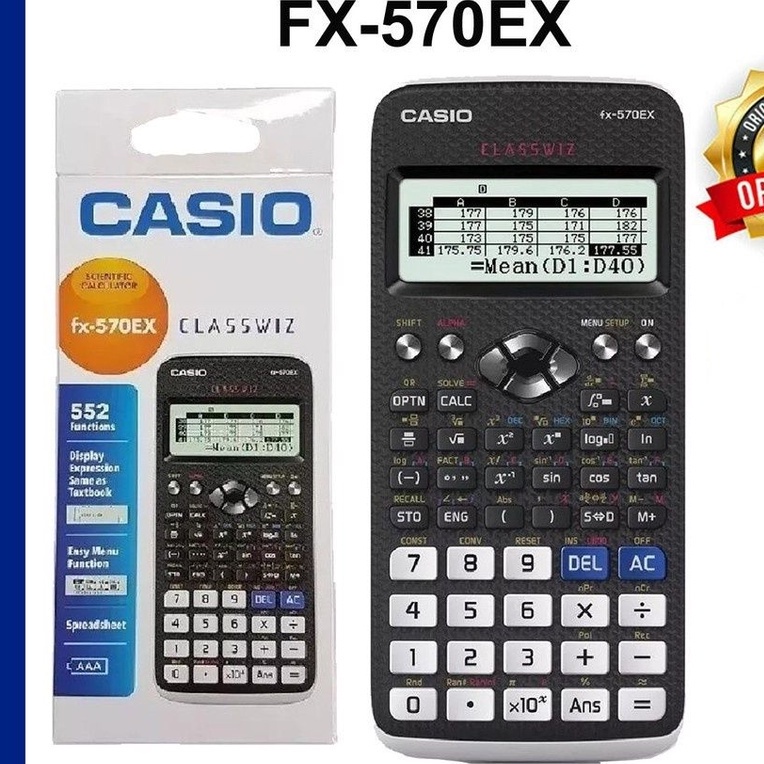 Casio FX-570EX ClassWiz Series Scientific Calculator | Shopee Singapore