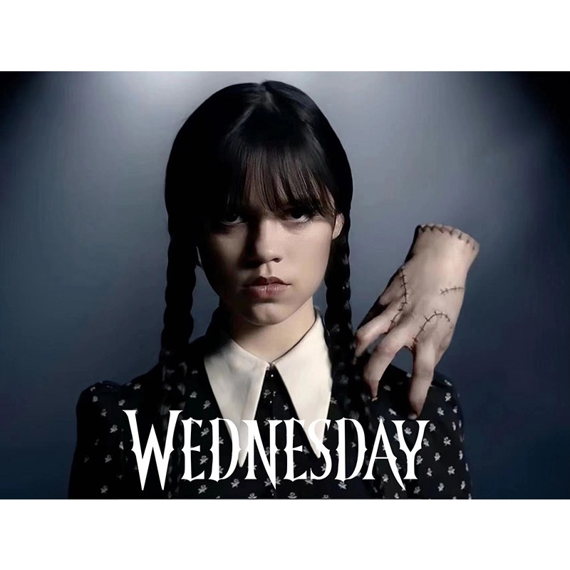 Wednesday addams Adams Family Broken Hand Decoration Design Palm Horror ...