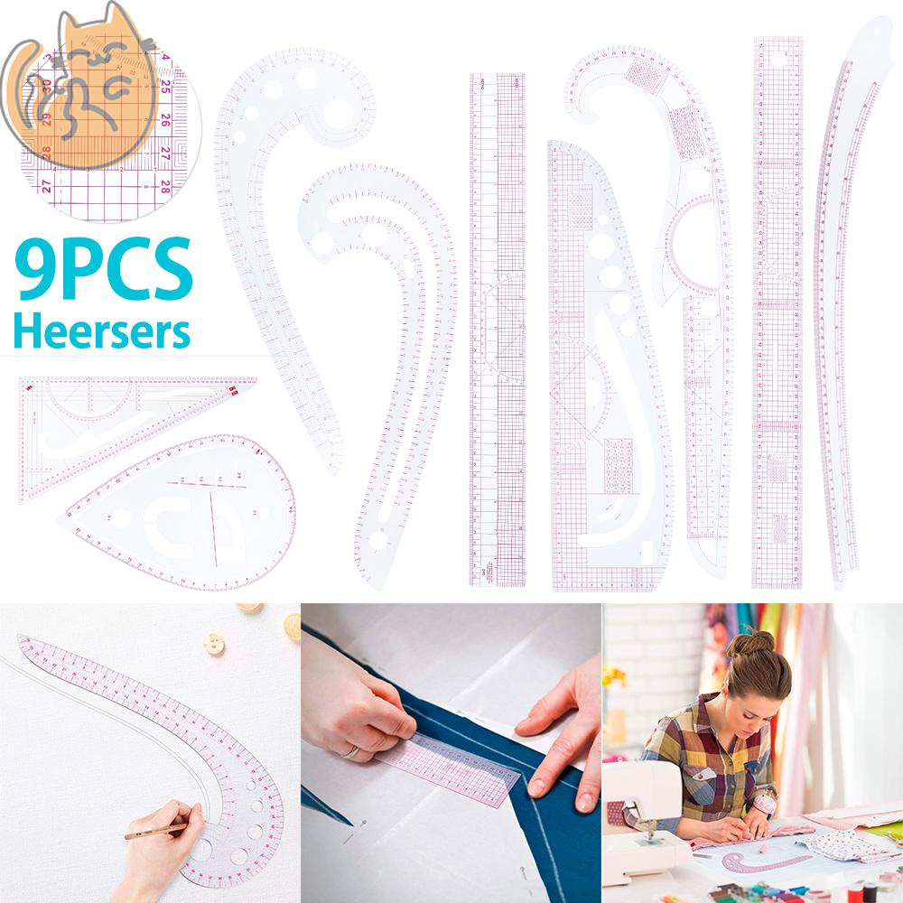 French Curve Ruler Set Sewing Dress Making Stencil Templates Curves ...
