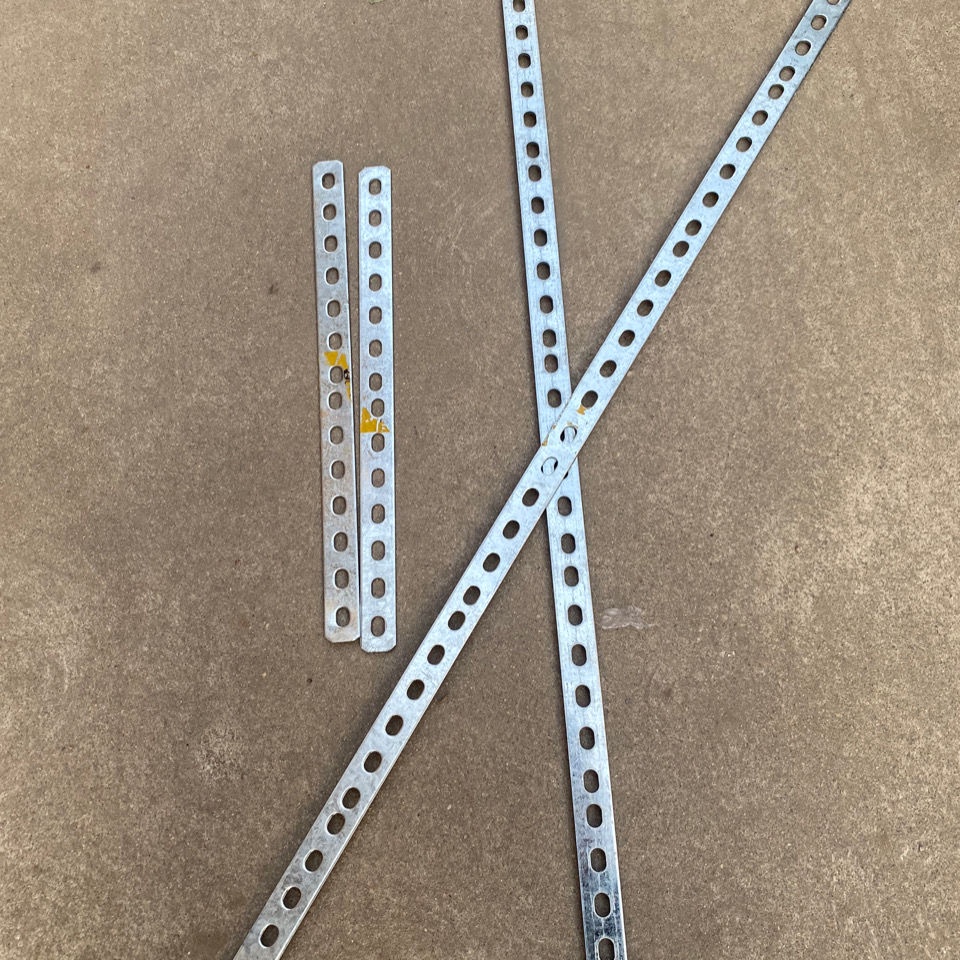 Galvanized Iron Bars Straight Fixed Flat Bar Thickened Fixed Gadget ...