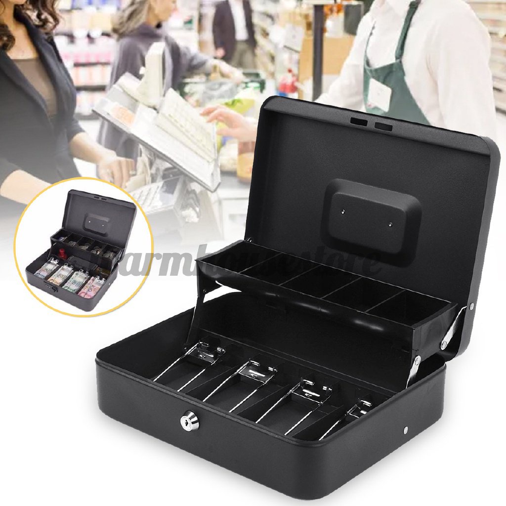 【In stock】CLAXTON Quality Safe High Security Lockable Cash Box Portable ...