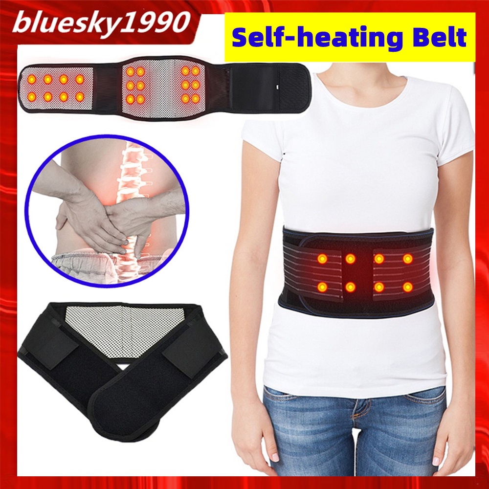 Waist Support Belt Tourmaline Self Heating Belt Magnetic Therapy Lumbar ...