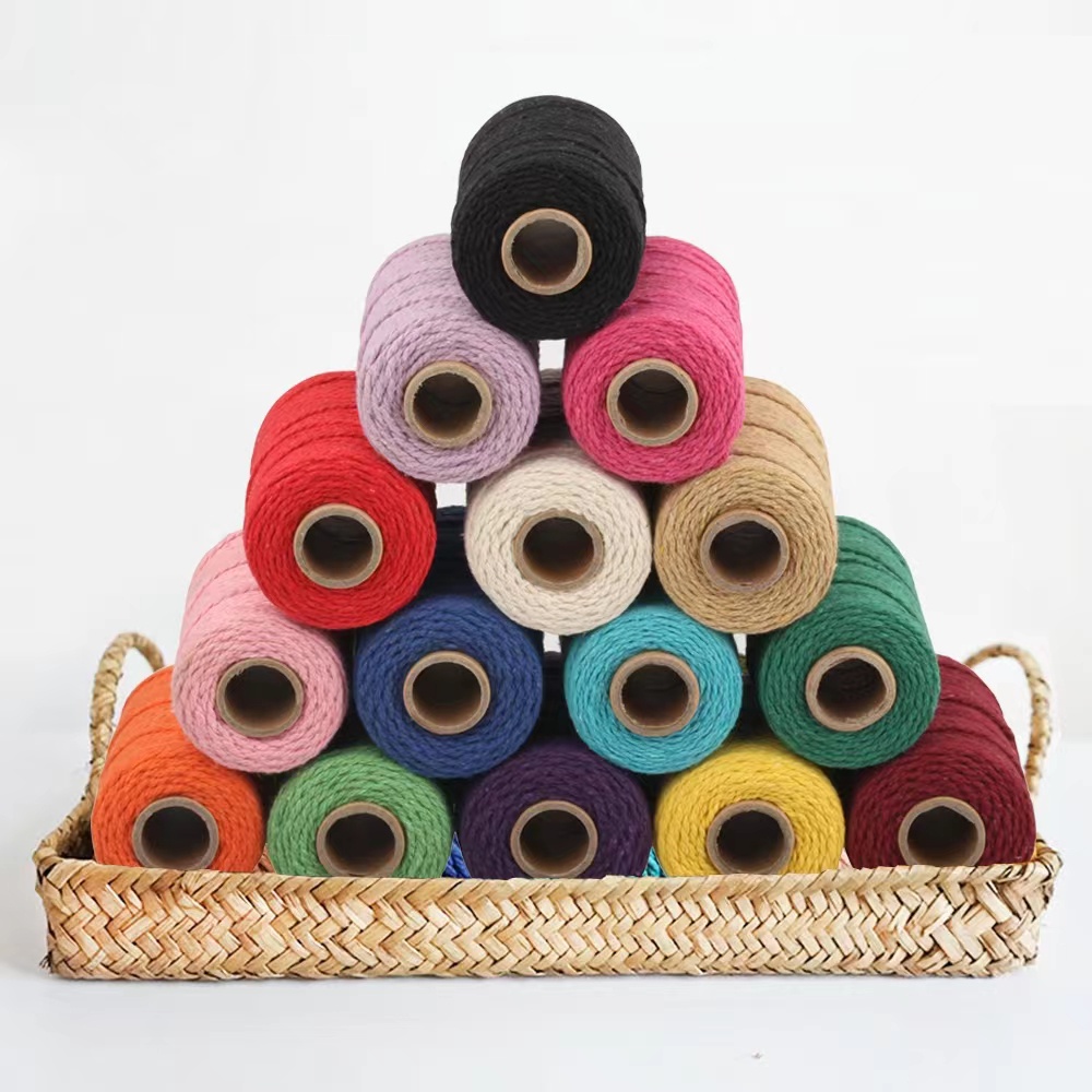 Macrame Cord 2mm 100M Cotton Rope Jute Rope Cotton Twine Thread String ...