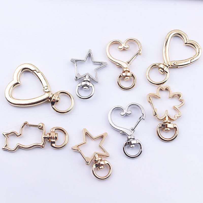 Creative Keychain Metal Special-shaped Hook Chain Accessories DIY ...