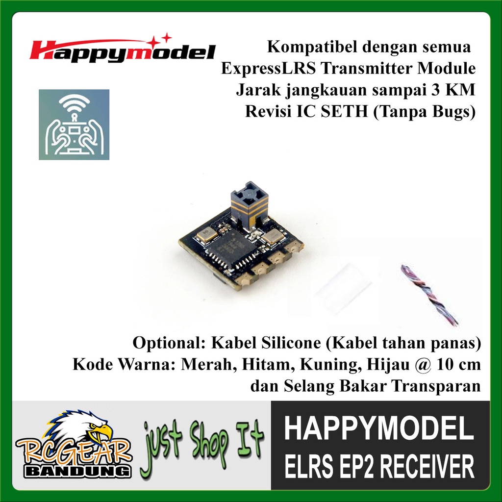 Happymodel 2.4GHz ExpressLRS ELRS EP2 Nano High Refresh Rate Ultra ...