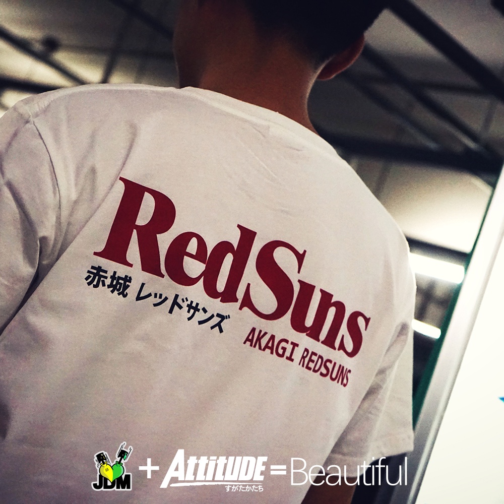 Attitude ATTITUDE Japan JDM Modified Initial D Akagi REDSUNS Red Sun ...