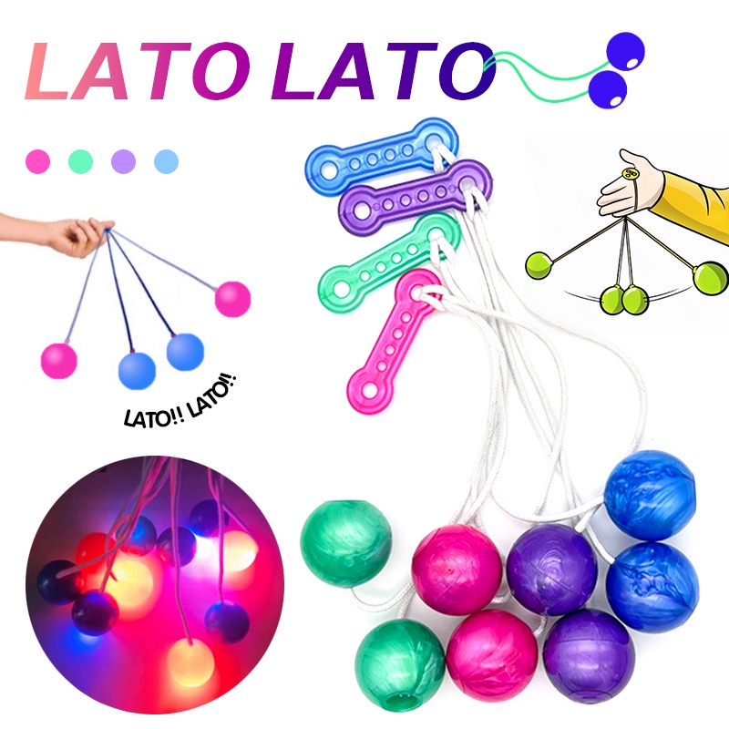 Viral Toys Lato Lato Toys Old School Toys Games Bola Tek Tek ...