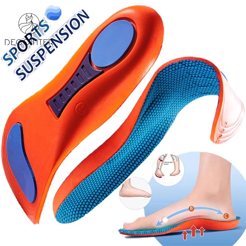 Soft EVA Memory Foam Arch Support Shock-absorbing Insole/ Unisex ...