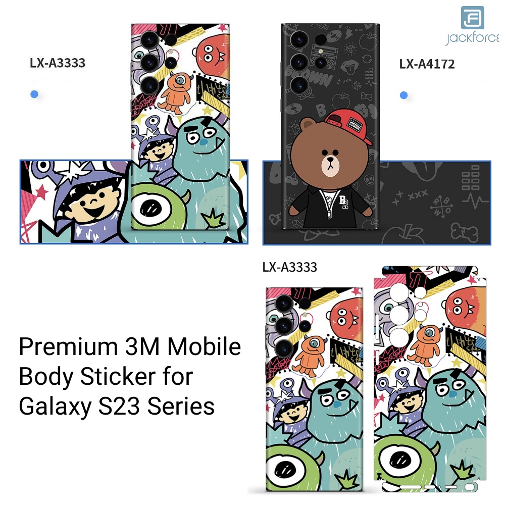 Jackforce Samsung Galaxy S23 Ultra Body Sticker S23 Protect Film S23 ...