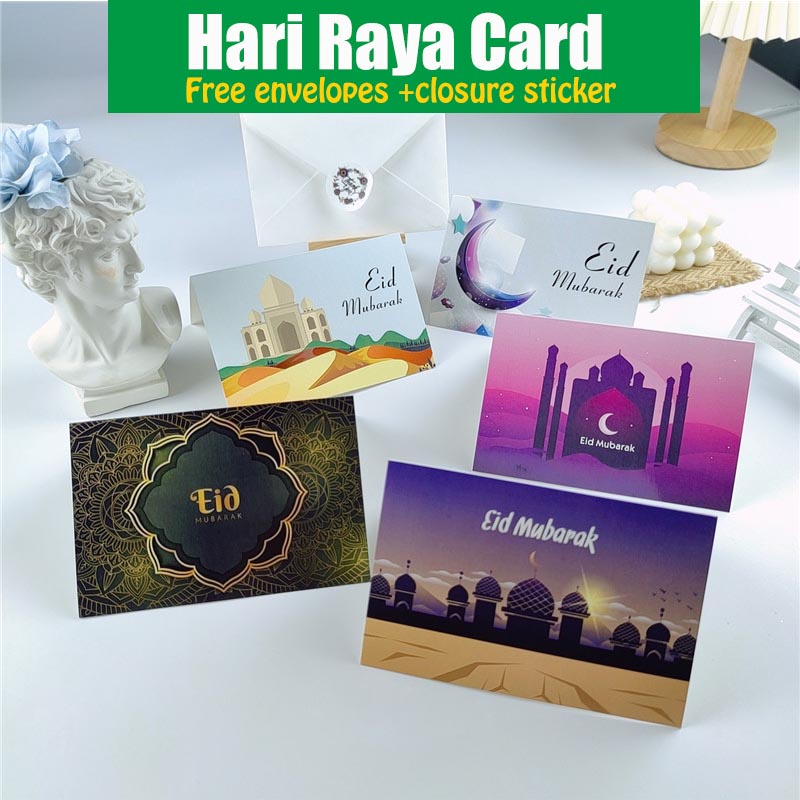 【12pcs/set】Kad Hari Raya Cards Gift Card for Hari Raya Aidilfitri ...