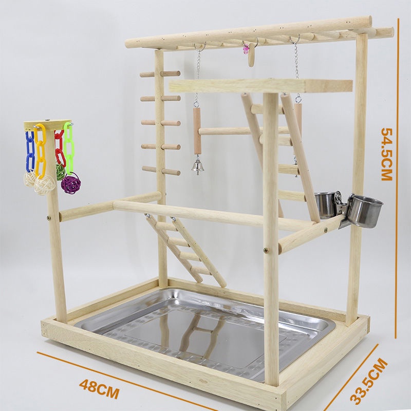Large Parrot Interactive Playground Parrot Training Stand Small Sun ...
