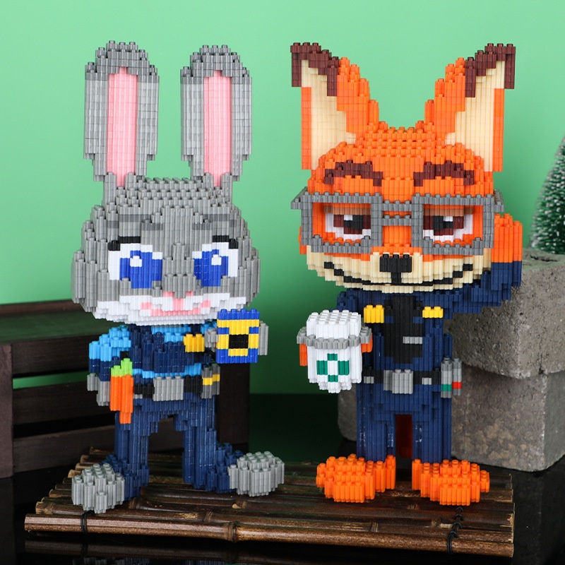 Assemble the latest 35cm ZOOTOPIA 3D cartoon character model of the ...