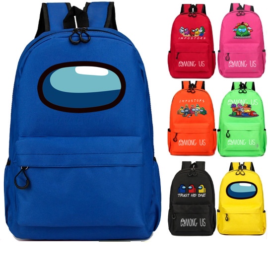 among us backpack children's anime school bag game peripheral backpack ...