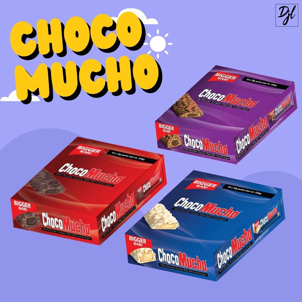 Choco Mucho 300g contains 10 Pcs Caramel Wafer Roll Cereal Crispes 1 ...