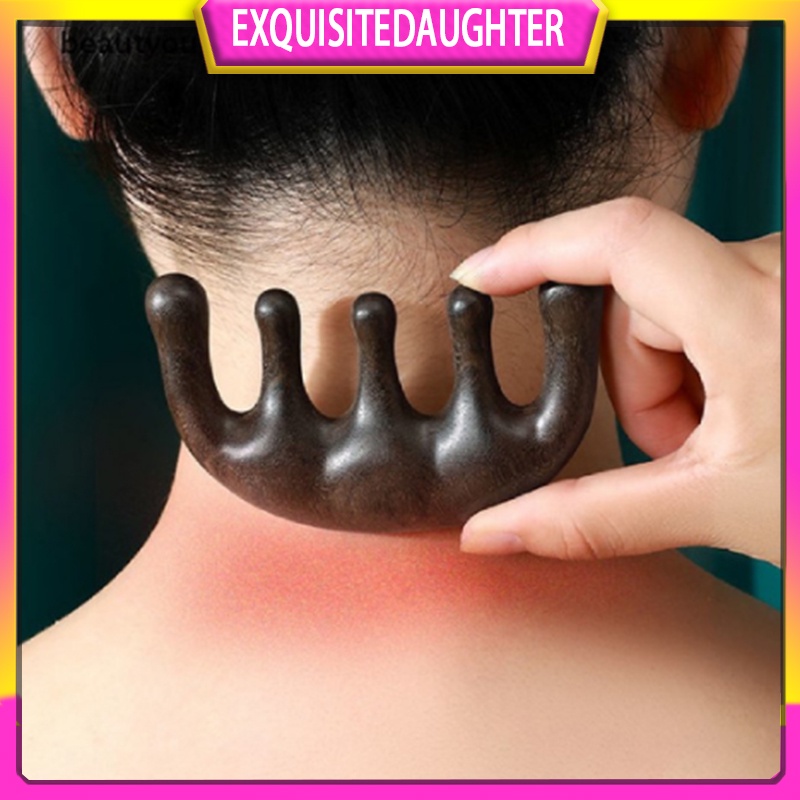 Sandalwood Comb Head Massage Men Women Scraping Dredging Meridian ...