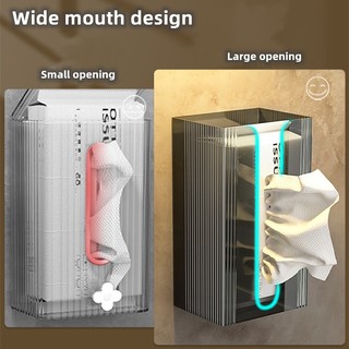 Tissue Box Wall Mounted Kleenex Wash towel storage box Toilet Bathroom ...