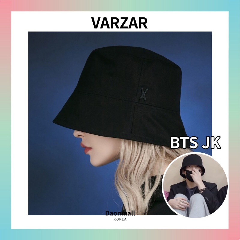 [VARZAR] BTS JK WEAR VZ Stud Drop Overfit Bucket Hat Authentic K-POP ...