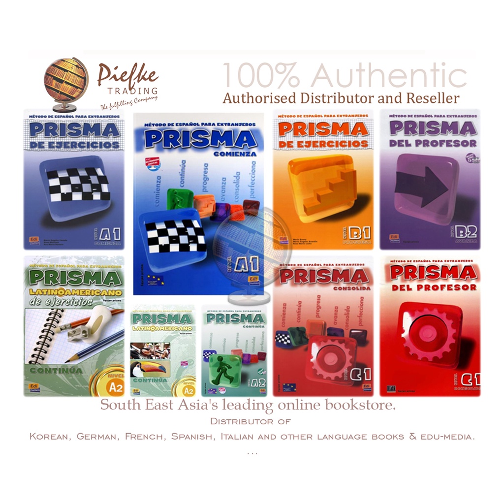 Prisma A1, A2, B1,B2,C1 : Exercise book, Student book, Teachers Guide ...