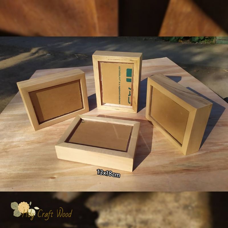 KAYU Hdy CRAFT 5R 3D Wooden Photo Frame Frame 13x18 Cm/Photo Frame ...