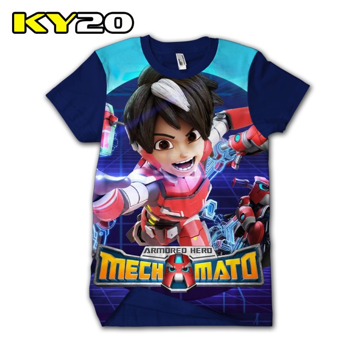 Mechamato Cartoon viral 3D printed t-shirts are always Ready for all ...