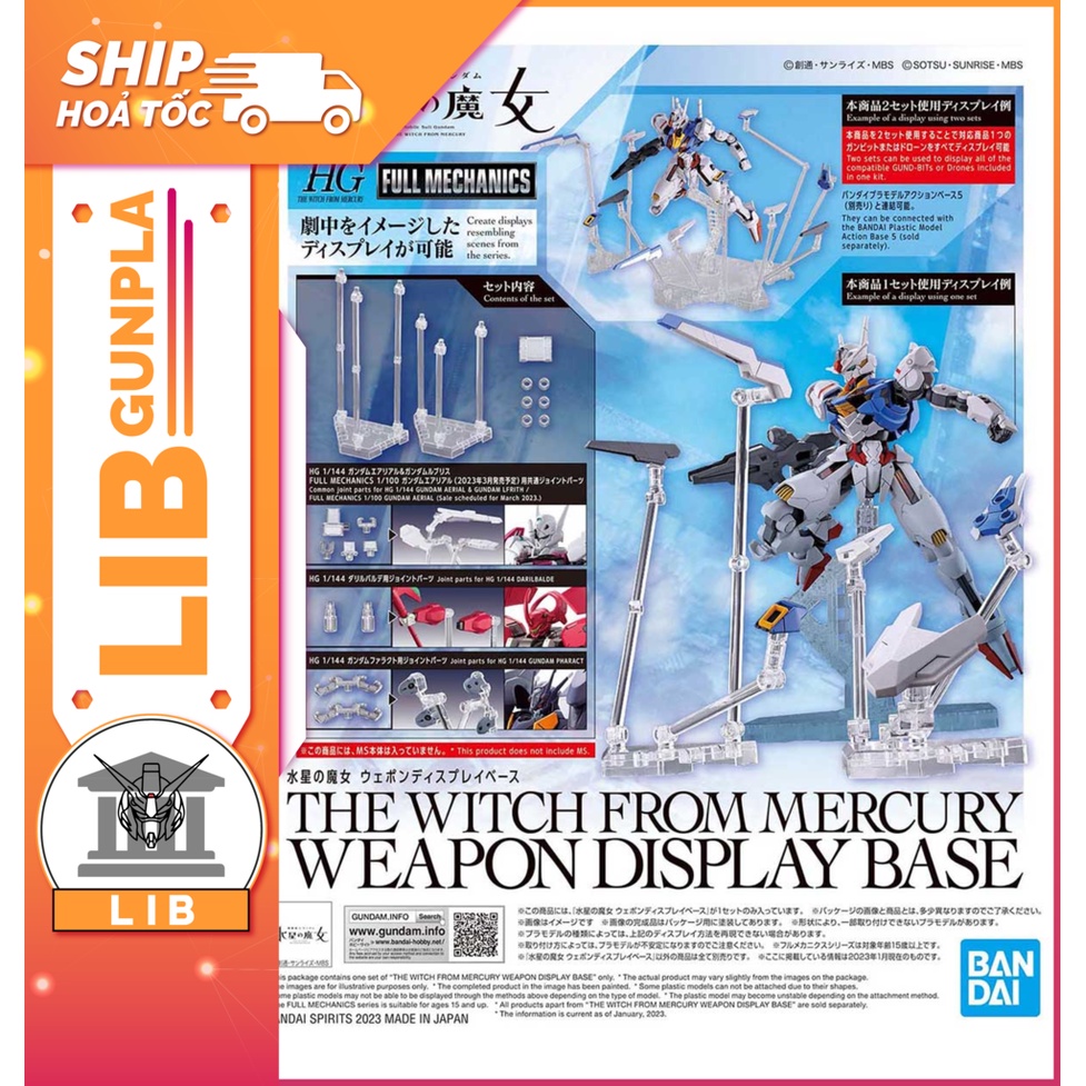 Bandai Stand Accessory Assembly Model for Aerial Gundam / Calibarn ...