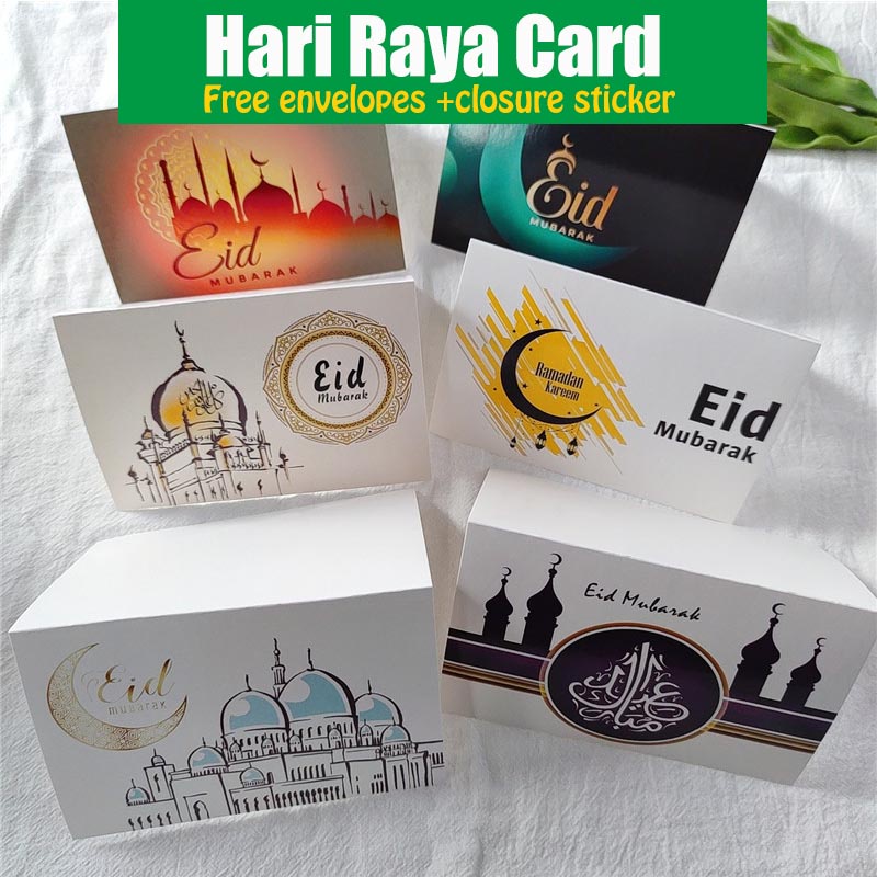 【12pcs/set】Kad Hari Raya Cards Palace Gift Card for Hari Raya ...