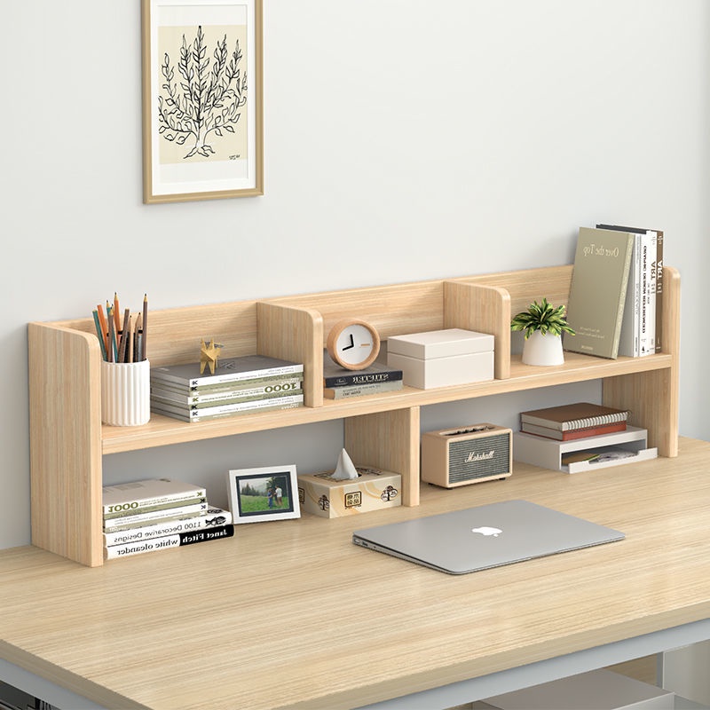 Bookshelf Desktop Shelf Simple Desk For Dormitory Students Simple Multi ...