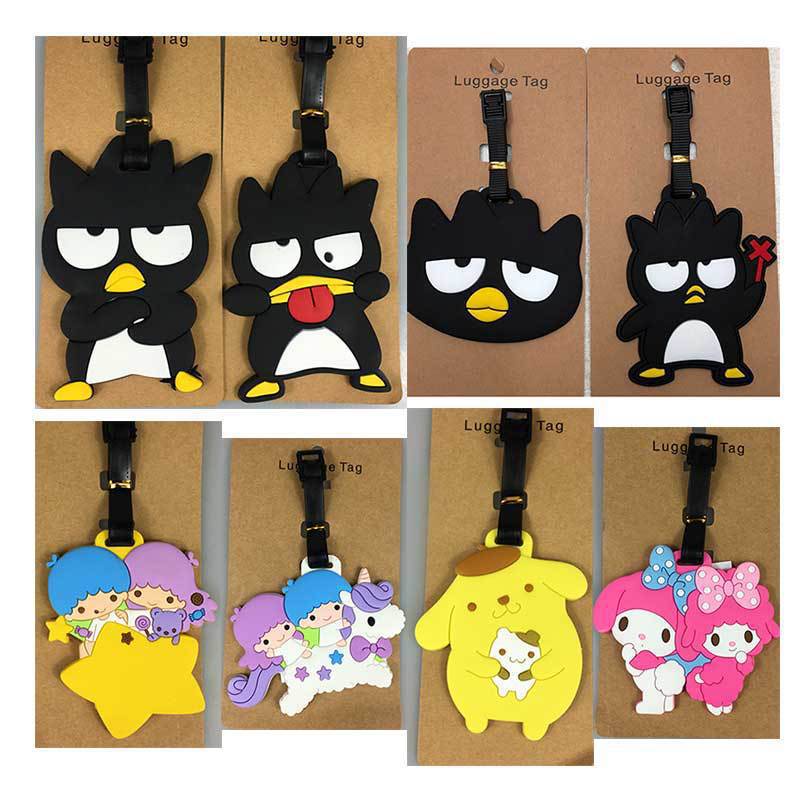 Cartoon Cute Melody Pudding Dog XO Cool Penguin Luggage Tag Travel ...