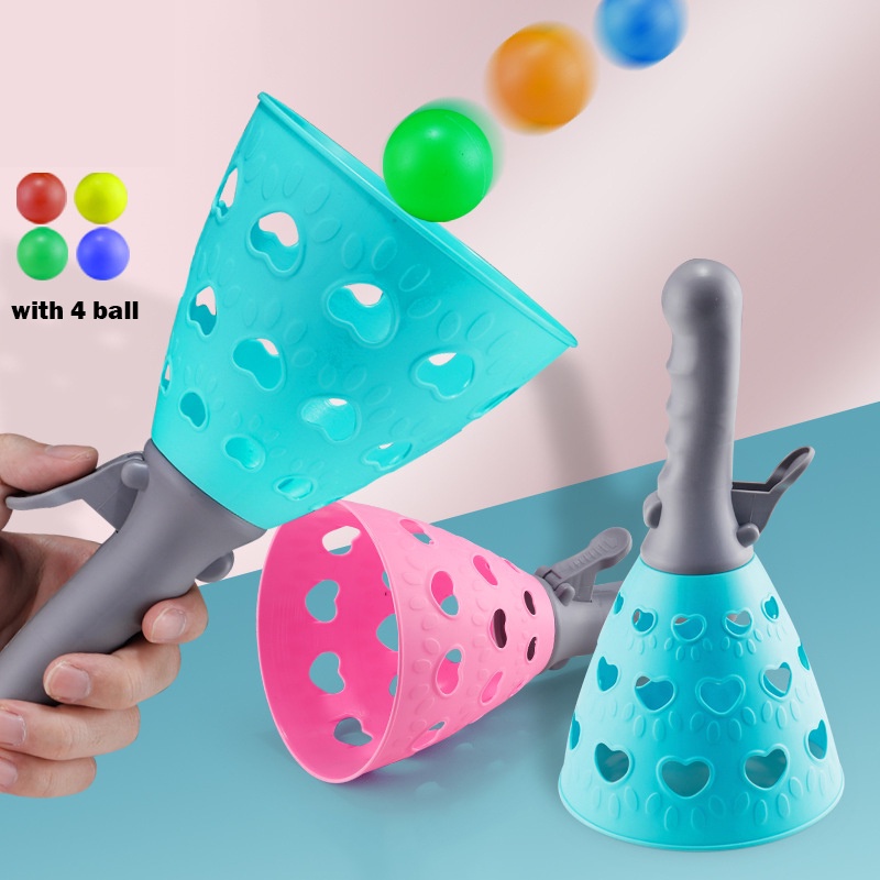 Kids Throw and Catch Ball Game,Fun Catapult Launch Ball Toy Parent ...