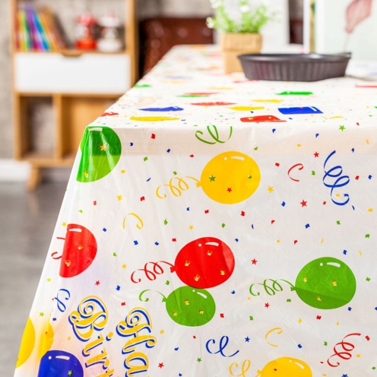 New Colourful Balloon Table Cover Table Cloth for Birthday party ...