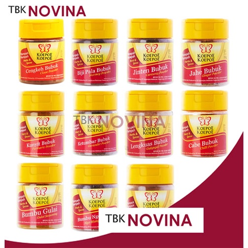 BUTTERFLY COOKING SPICES SWEET WOOD KOEPOE SPICE/S GARLIC/S TURMERIC/S ...