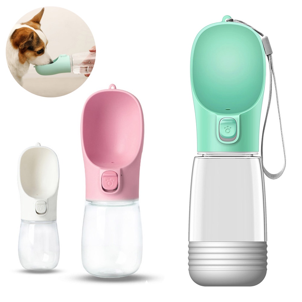 Dog Water Bottle Portable Travel Pet Drinker Leak Proof Dog Bowl Cat ...