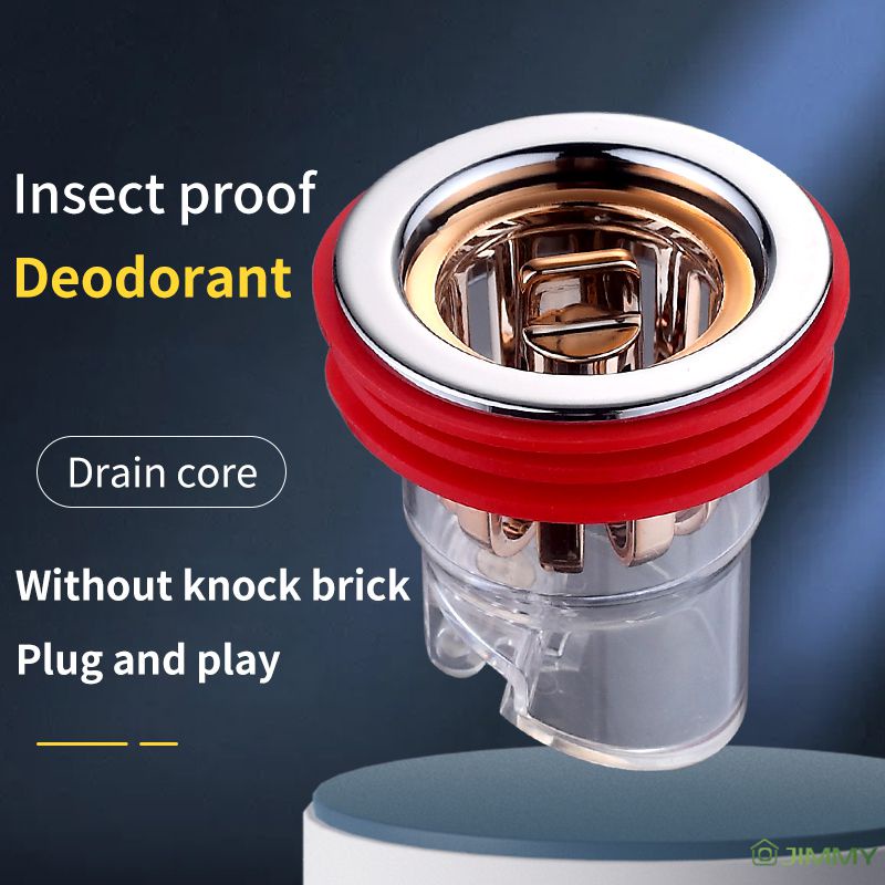 Floor Drain Core Anti Odor Pest Proof Sewer Core Drain Valve Sink ...
