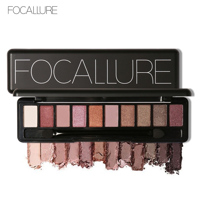 FOCALLURE 10 Colors Eyeshadow Palette | Shopee Singapore