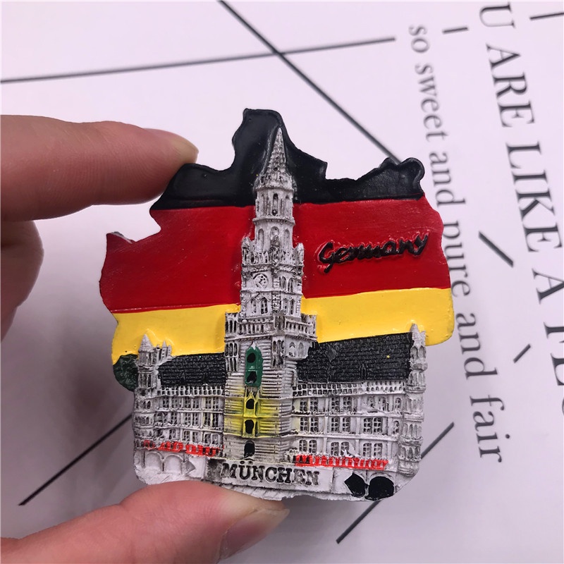 Refrigerator Magnet Thailand Korea France Germany Vienna South Africa ...