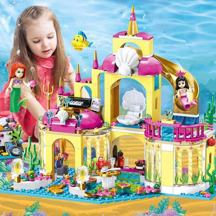 The Little Mermaid Princess's Underwater Palace Castle Compatible Lego ...