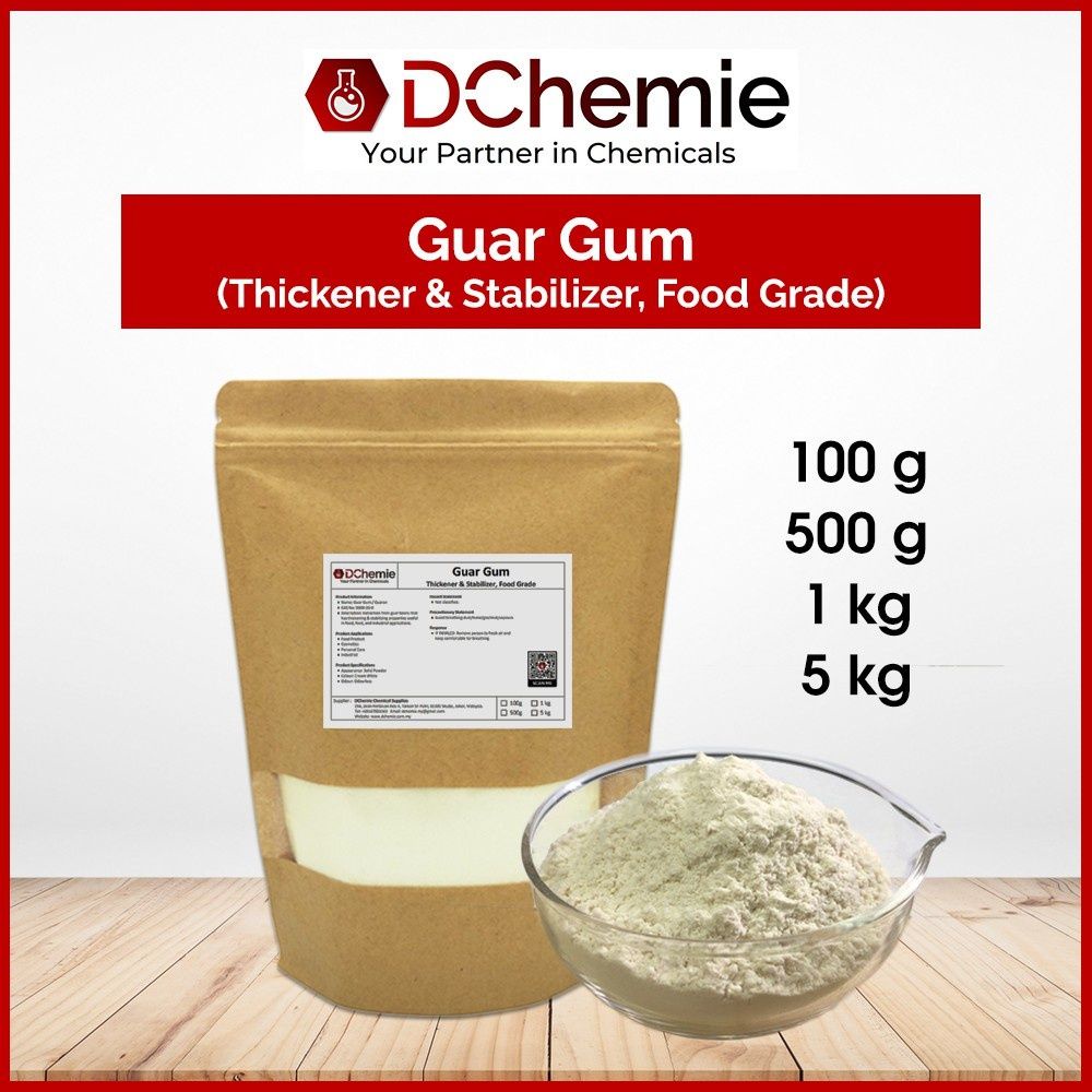Guar Gum / Guaran (Food Grade) [100g - 5kg] - Thickener / Emulsifier / Stabilizer LIMITED ...