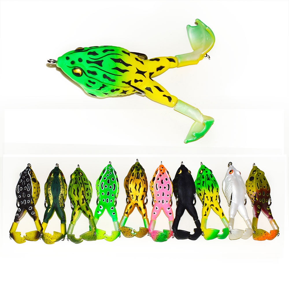Floating rotating double-legged thunderfrog 9CM sub-bait surface ...