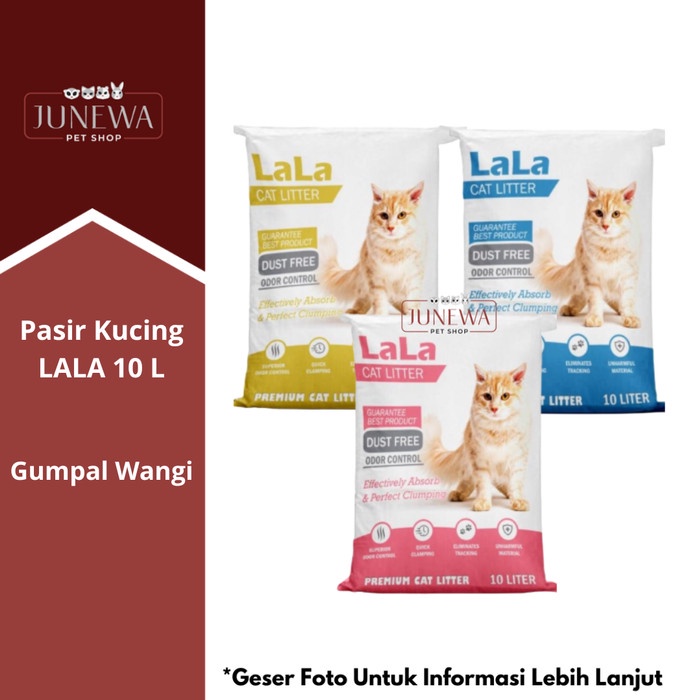 Lala Cat Sand 10 Liter Cat Sand Scented Clump - Lala 10 Liter | Shopee ...