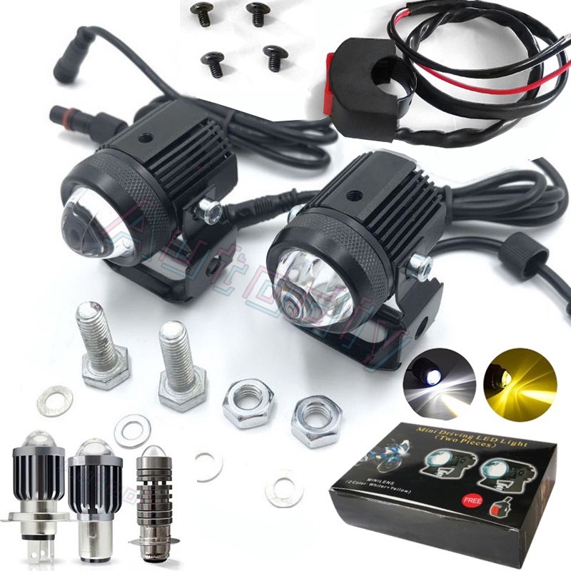 Mini Driving Light Spot Light Waterproof Hi&Low For Motorcycle ...