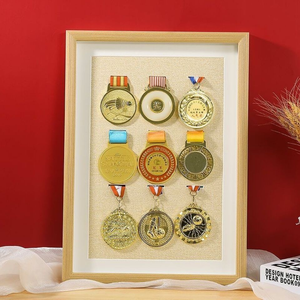 Keep Medal Display Box After Revision Marathon Medal Display Frame Gold ...