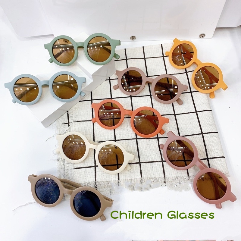 Cute Kids Sunglasses Colorful Boy Girl Baby Uv400 Protection Eyewear ...