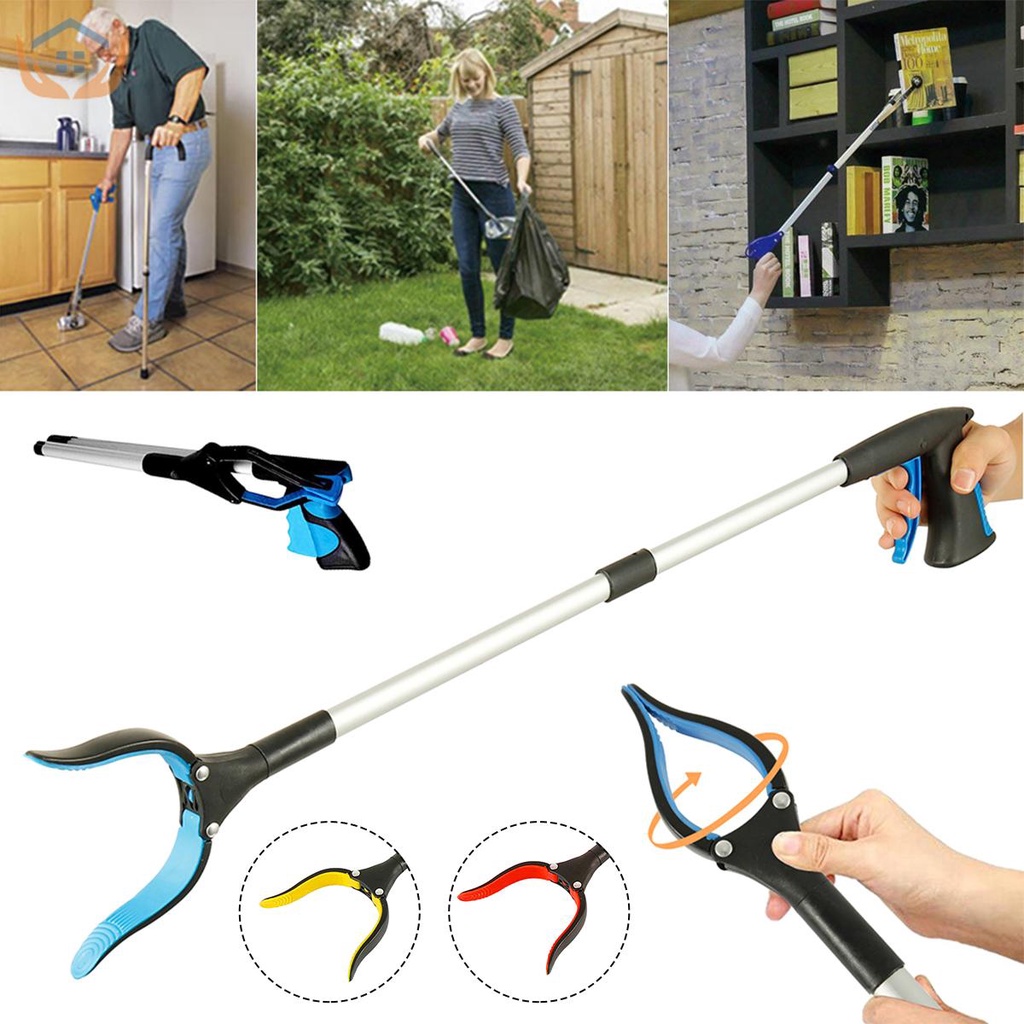 Foldable Grabber Reacher Tool Long Handle Pick Up Stick Reaching Claw ...